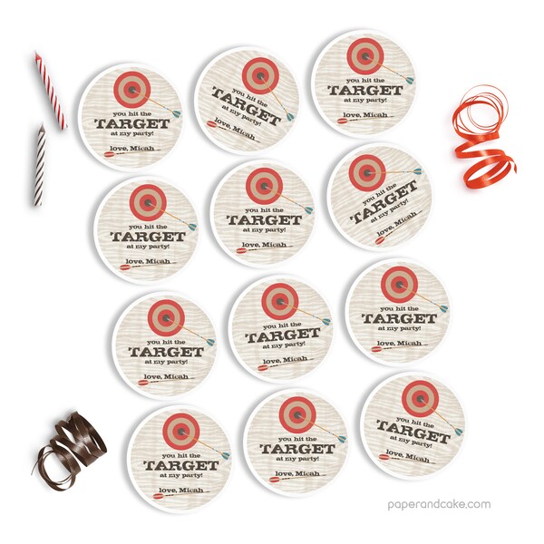 Target Theme Birthday Party - Etsy