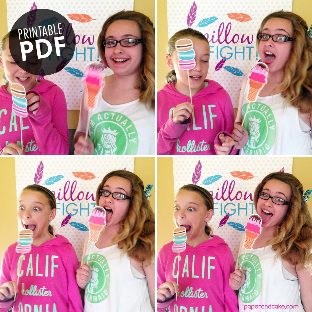 27 Sweet Shoppe PRINTABLE Photo Booth Props, Candy Party, Ice Cream ...