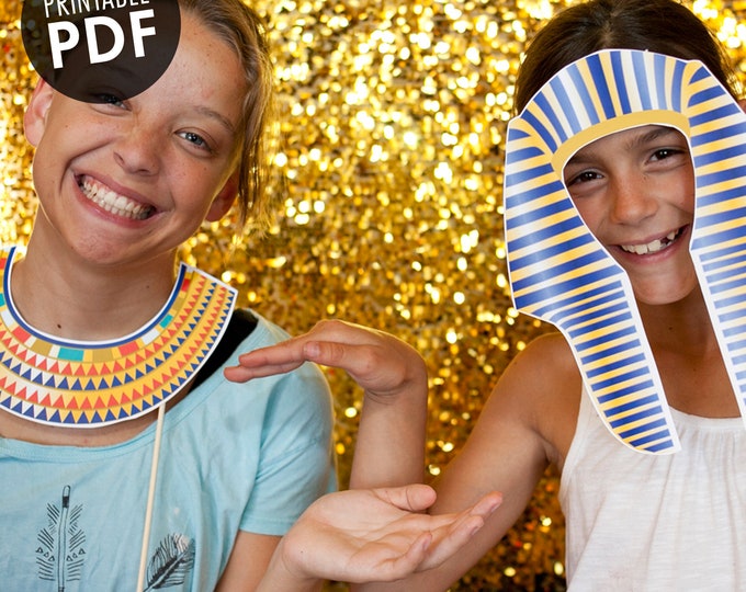 Egipcian King Tut Photo Booth Props Walk Like a Egipcian Party Photo ...