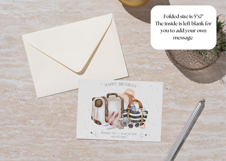 Birthday Vintage Travel Themed Cute and Classy Happy Birthday Wishing ...