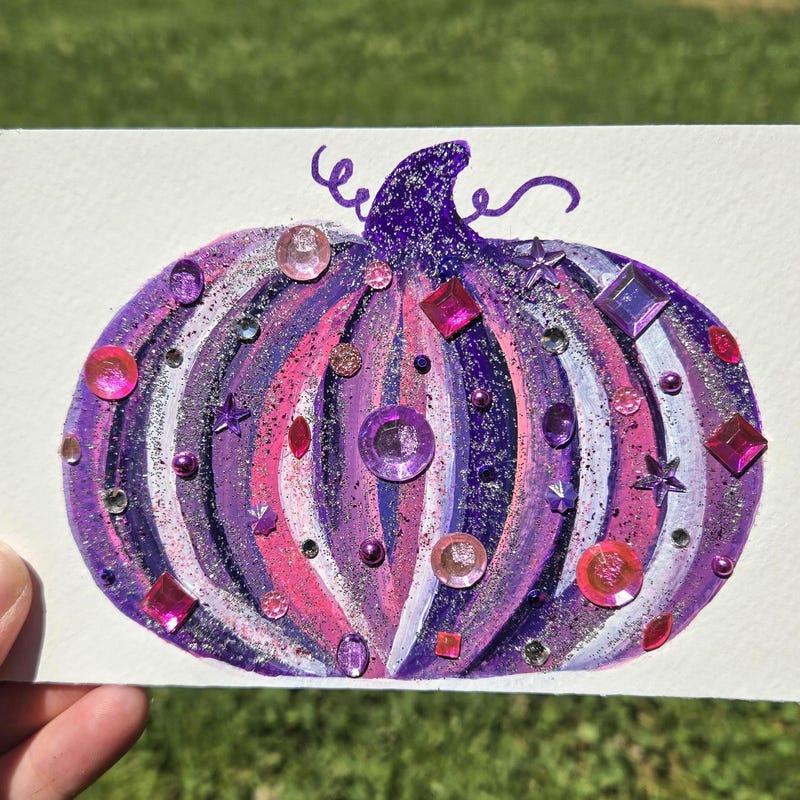 Bedazzled Greeting Cards - Etsy