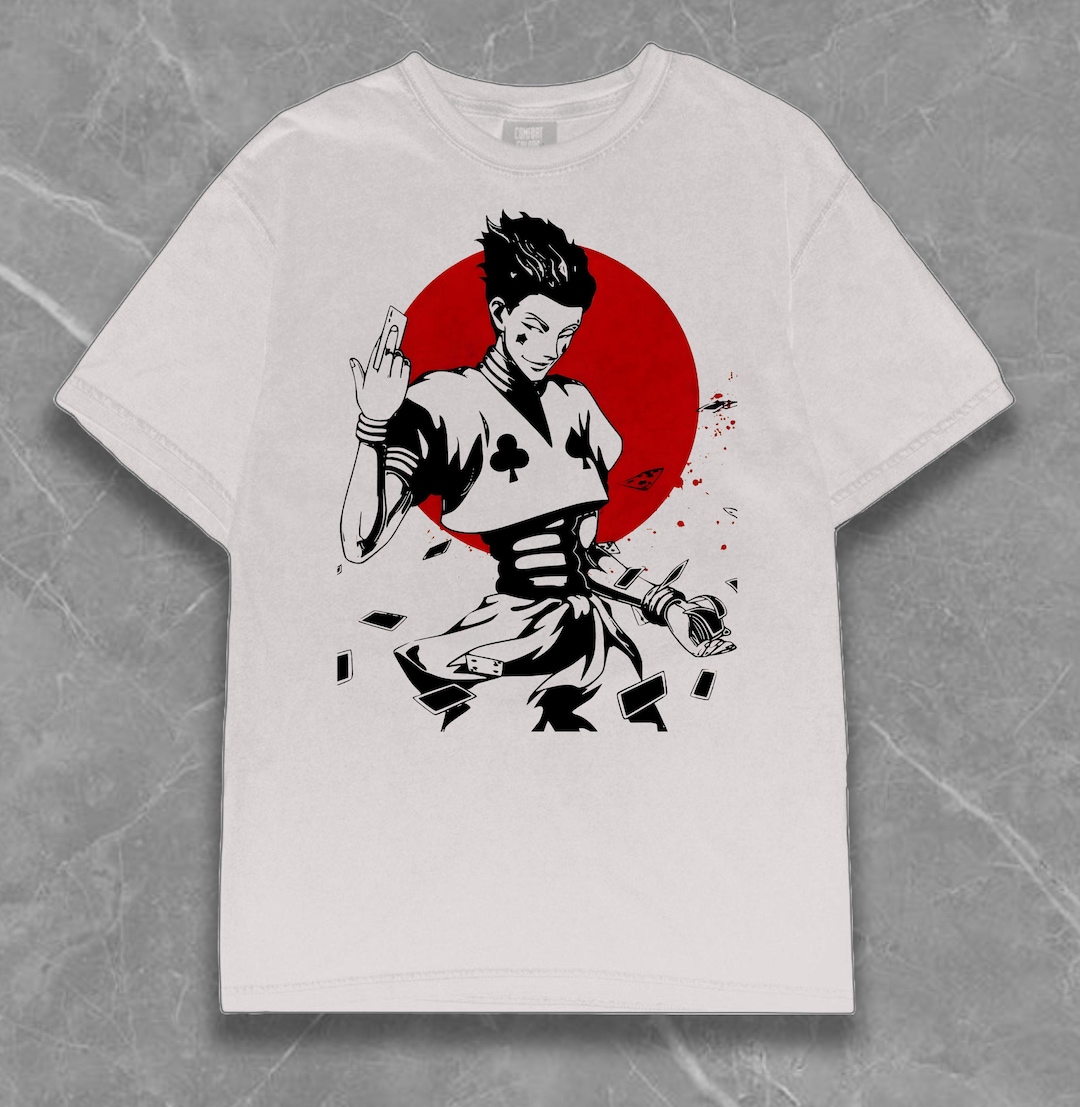 Hunter X Hunter Anime Character, Hisoka Hunter Anime Shirt, Hunter ...
