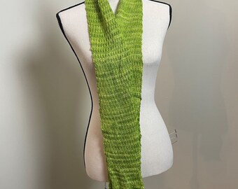 Lime Green Scarf | Etsy