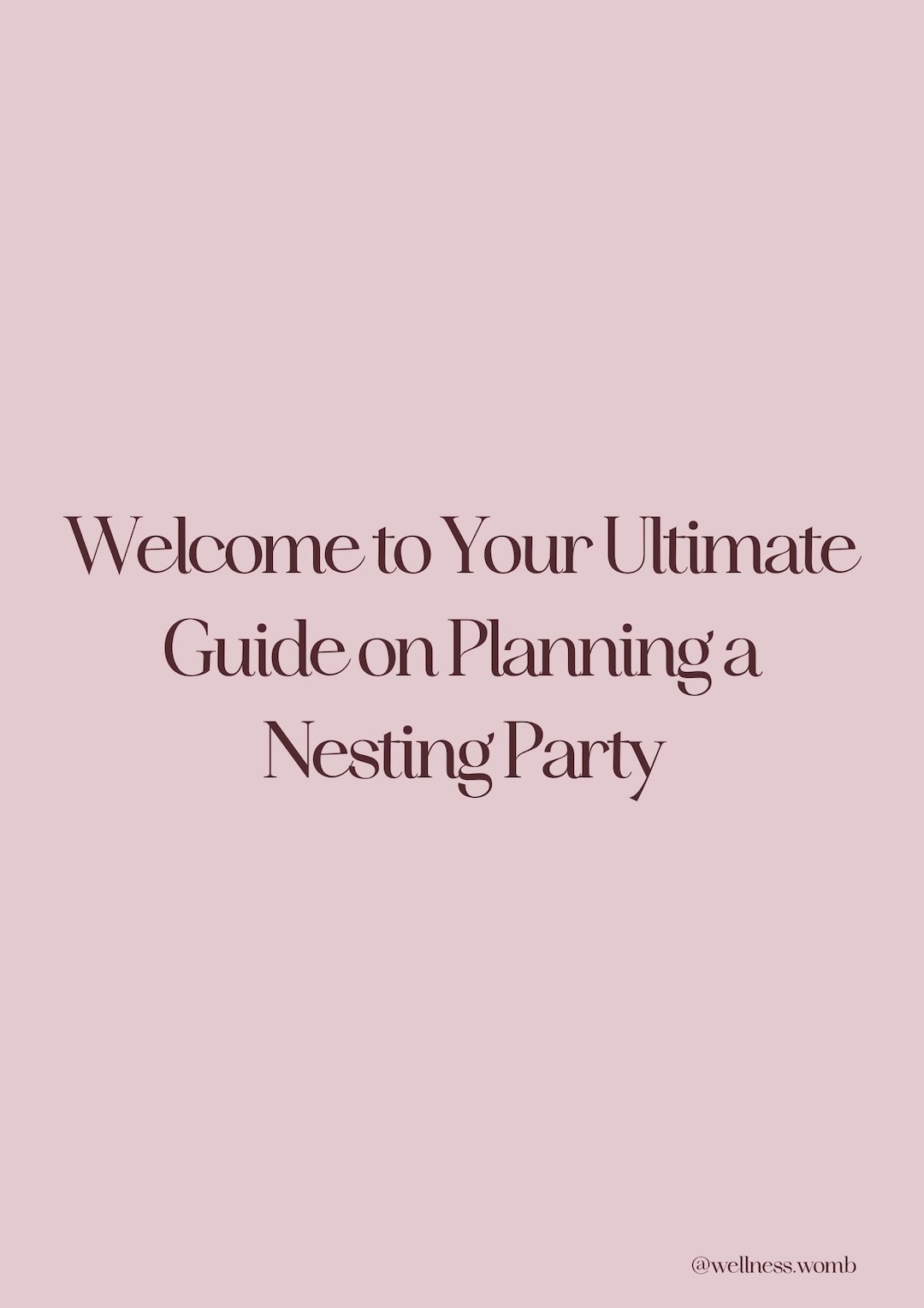 Ultimate Guide on Planning a Nesting Party - Etsy