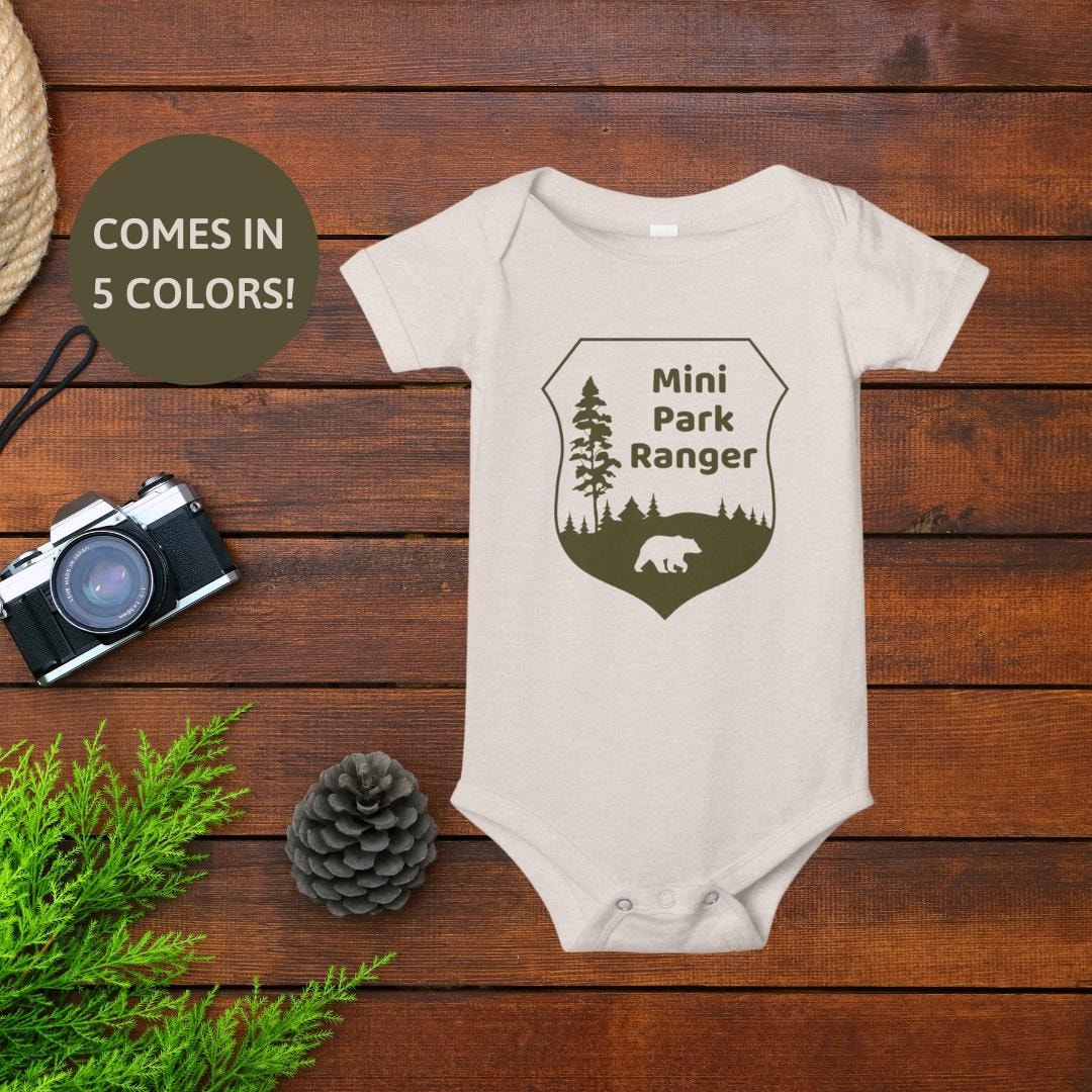 Mini Park Ranger Baby Onesie | National Park Outfit | Adventure Baby ...