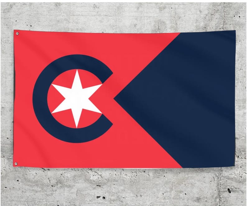 New Cleveland Flag 2025 | City Pride Banner | Ohio Home Decor | Double ...
