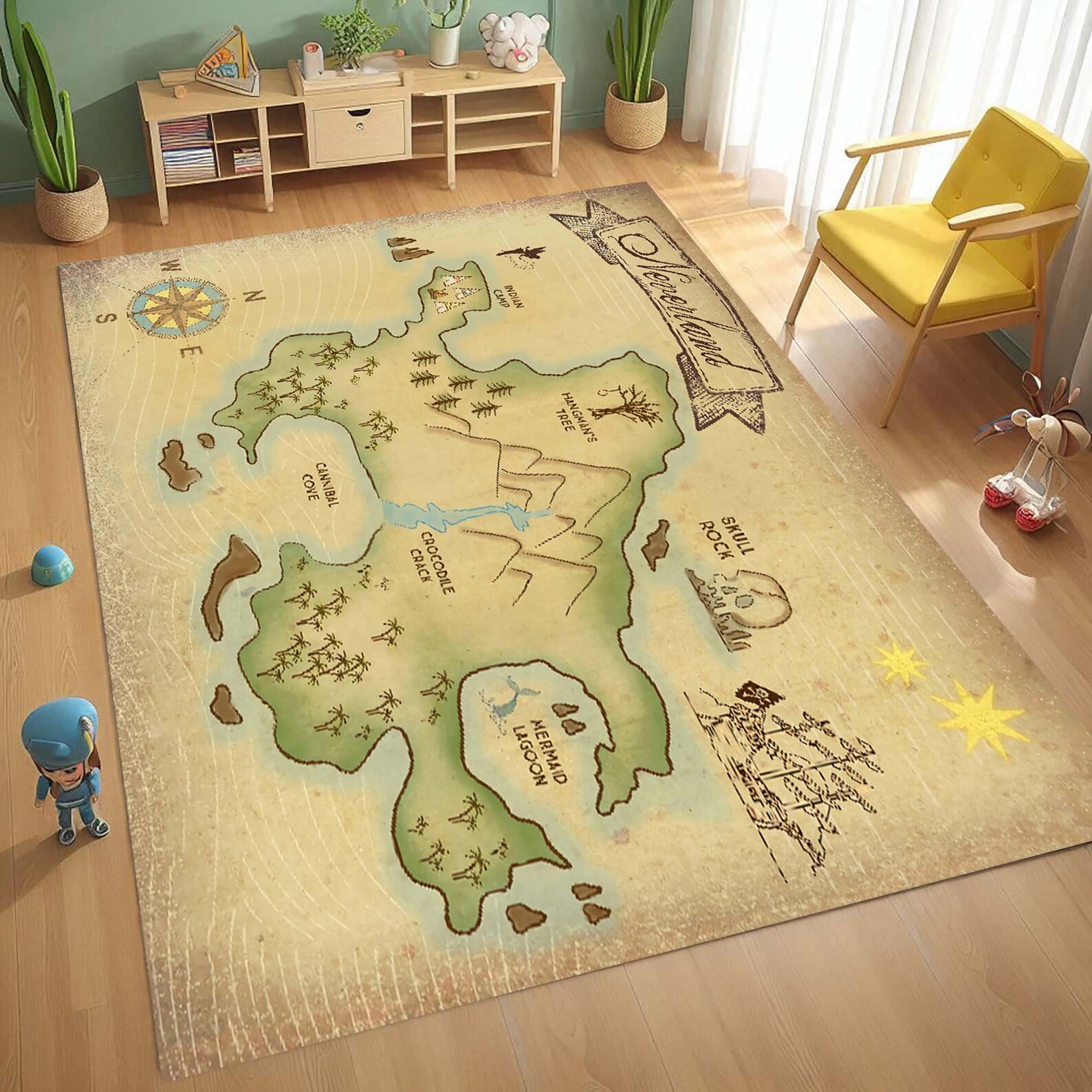 Neverlands Map Rug, Fantastic Rug, Amazing Rug, Magic Rug, Gamer Rug ...