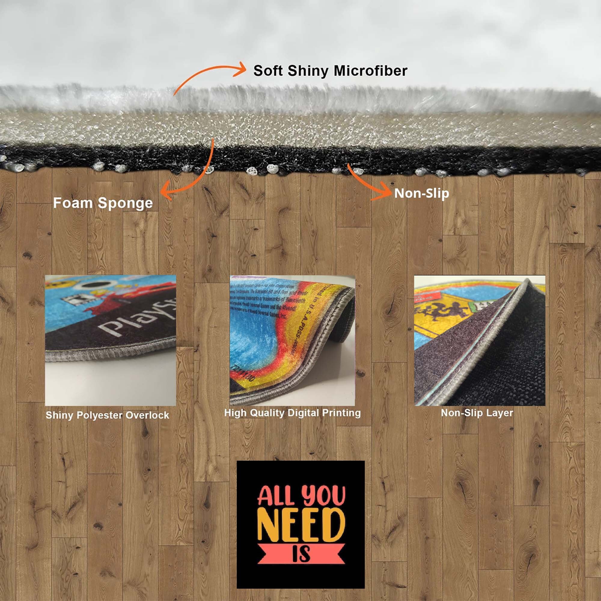 Neverlands Map Rug, Fantastic Rug, Amazing Rug, Magic Rug, Gamer Rug ...