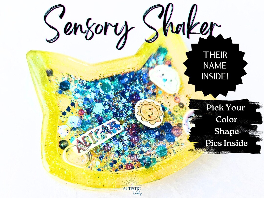 PERSONALIZED ADHD Toy Sensory Autism Fidget Sensory Shaker Toy Autism ...