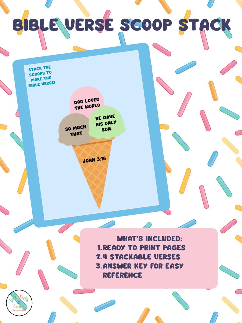 Fun Scripture Activity for Kids: Build a Verse - Etsy