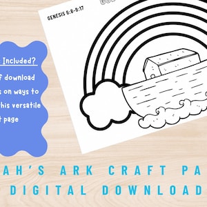Noah's Ark Craft Page - Etsy