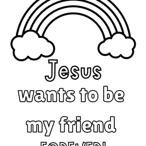 Kids Bible Coloring Pages - Etsy