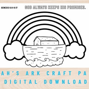 Noah's Ark Craft Page - Etsy