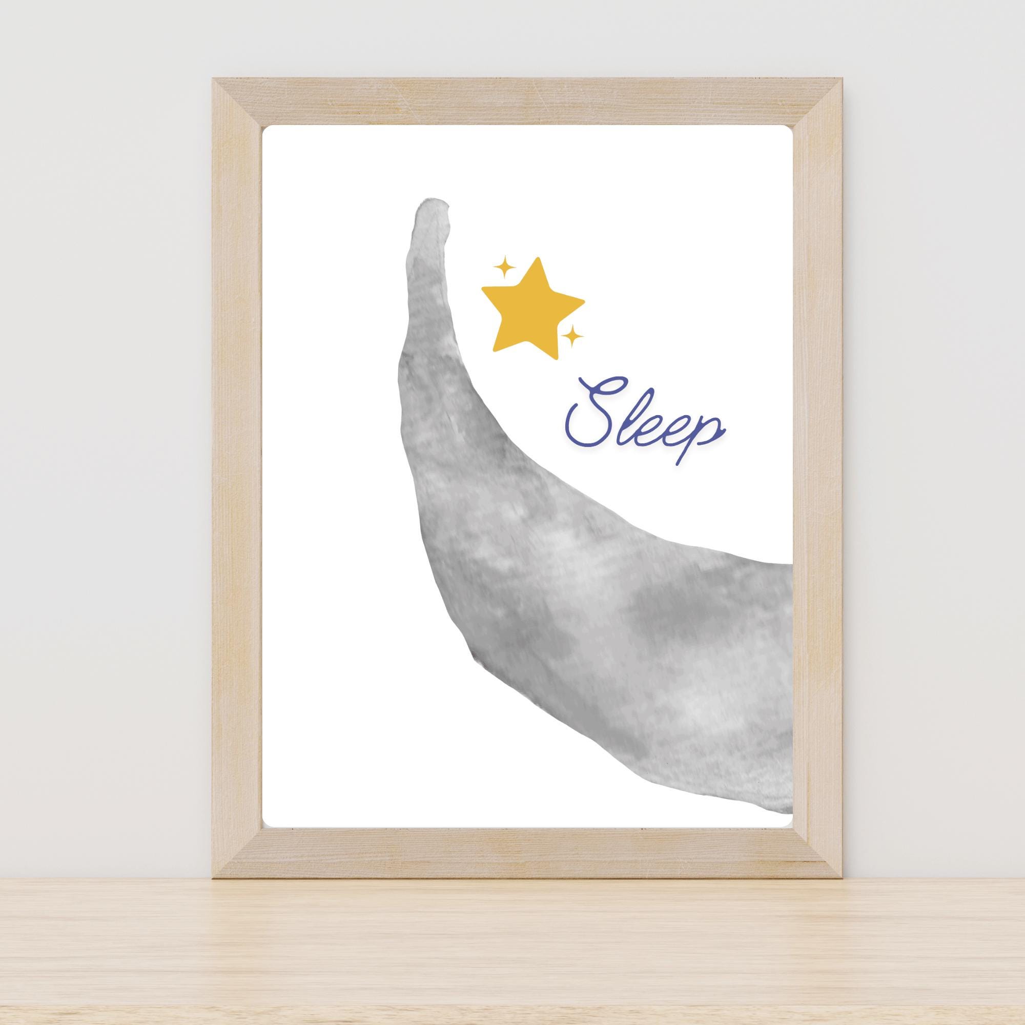 Good Night Moon Print | Kids Playroom Art | Good Night Nursery Art ...