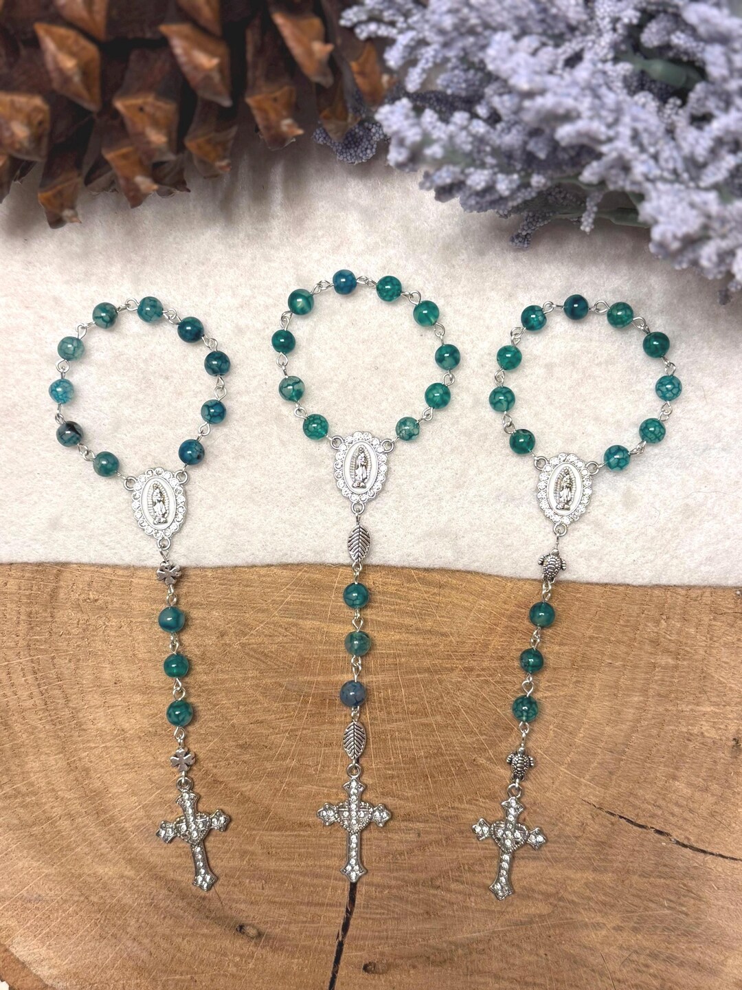 Petite Pocket Rosaries, Mini Single Decade Prayer Beads. - Etsy