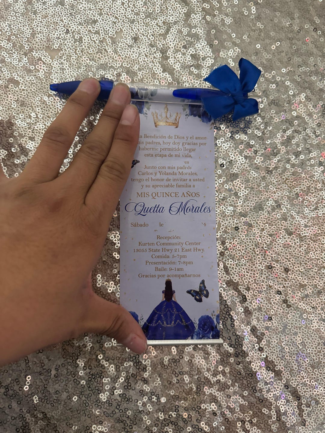 Quinceañera Invitation Pen - Etsy
