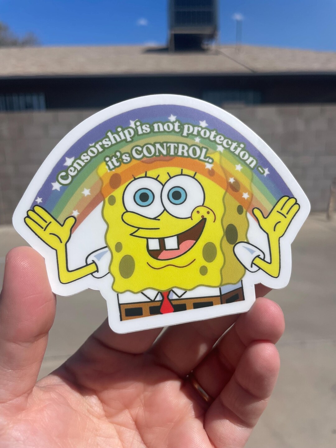 Censorship Is Control Sticker - Etsy