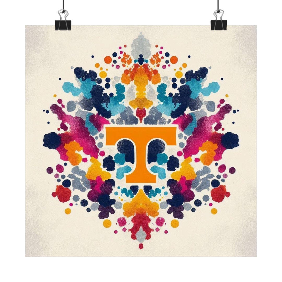 Vertical Posters, Rorschach Print, Tennessee Decor, Matte Wall Art ...