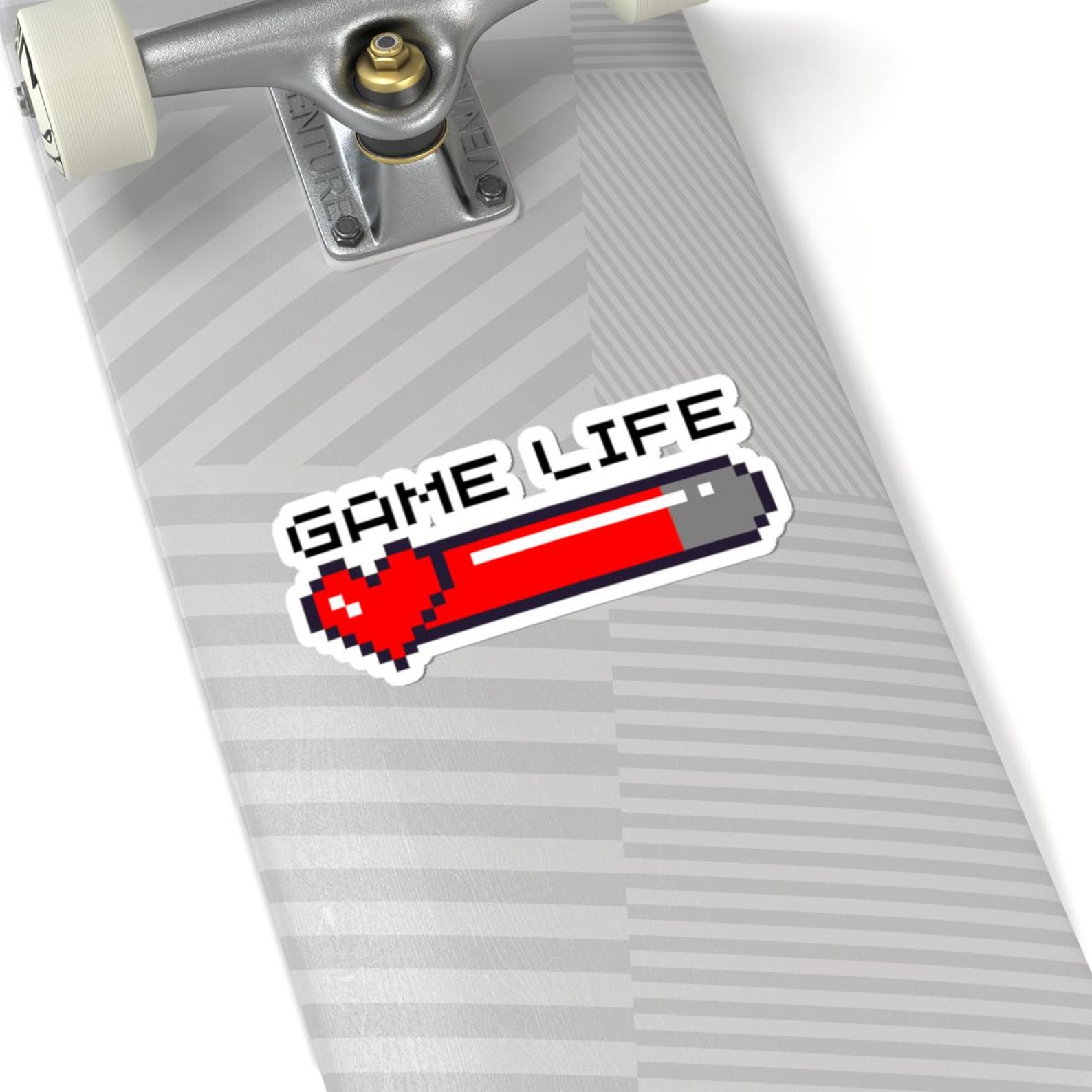 Pixel Art Game Life Kiss-cut Stickers, Gaming Decor, Gamer Gift, Laptop ...