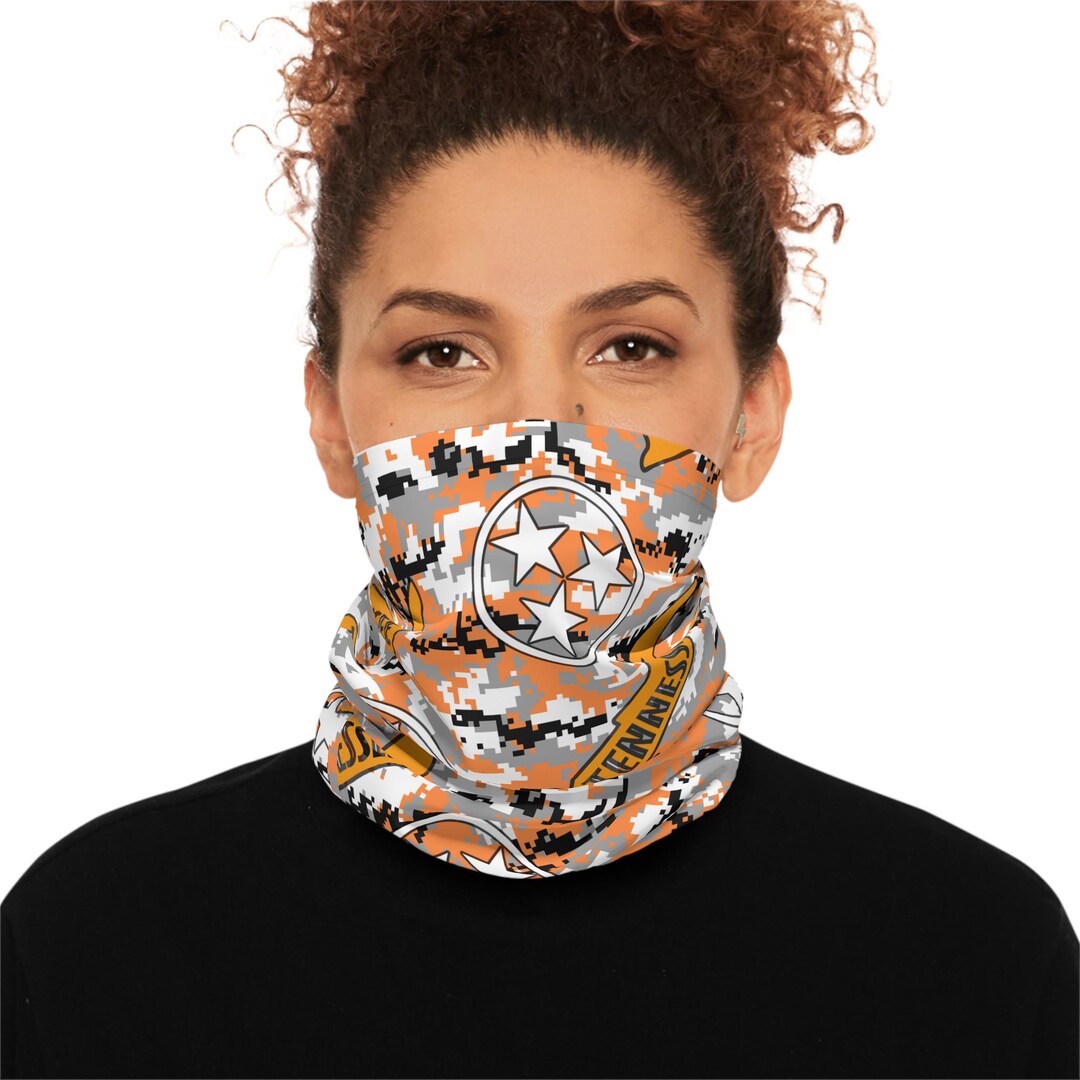 Tennessee Volunteers Digital Lightweight Neck Gaiter, Digital Camo Face ...
