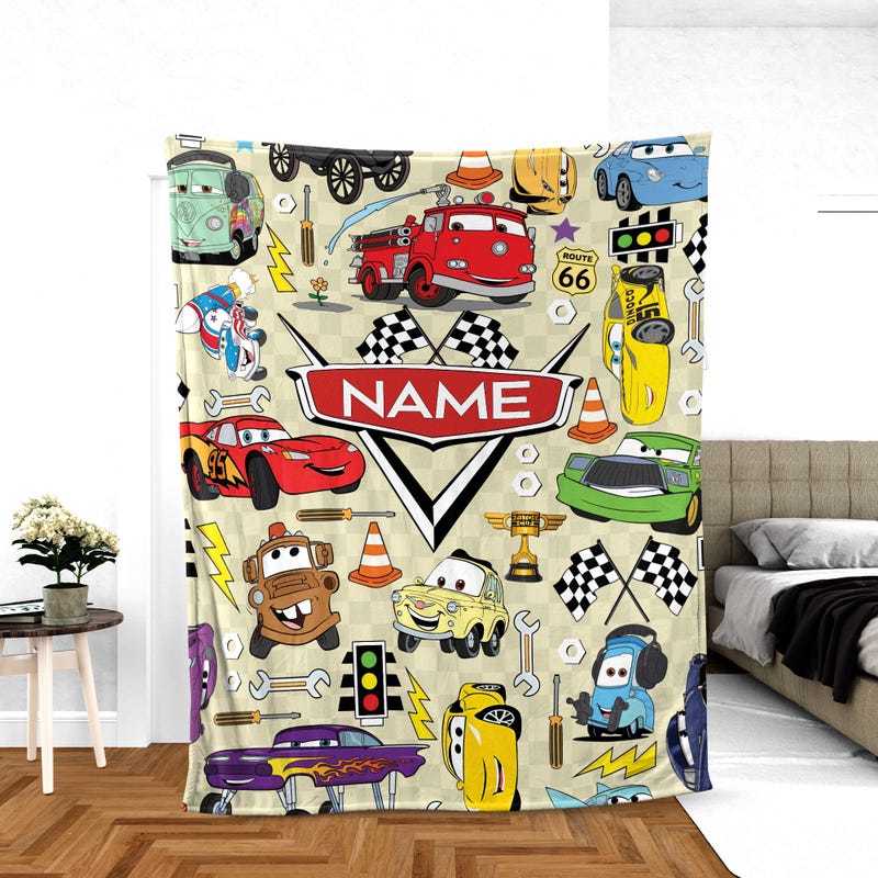 Mater Pixar Blanket - Etsy