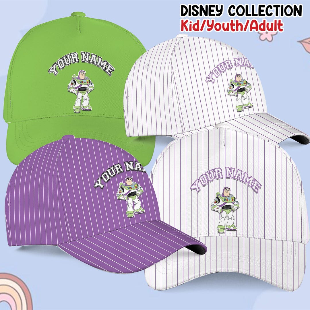 Custom Disney Buzz Lightyear Baseball Cap, Custom Name Disney Game Day ...