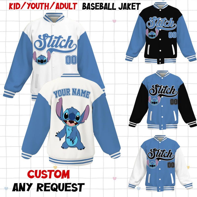 Mickey Varsity Jacket Men - Etsy