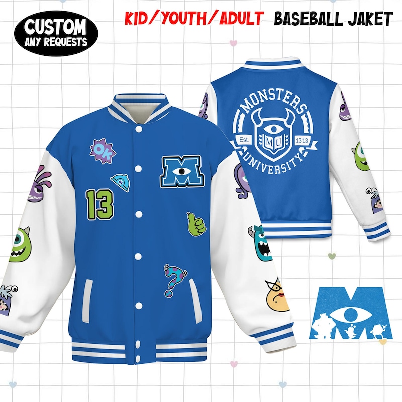 Womens Monster Inc Jacket - Etsy