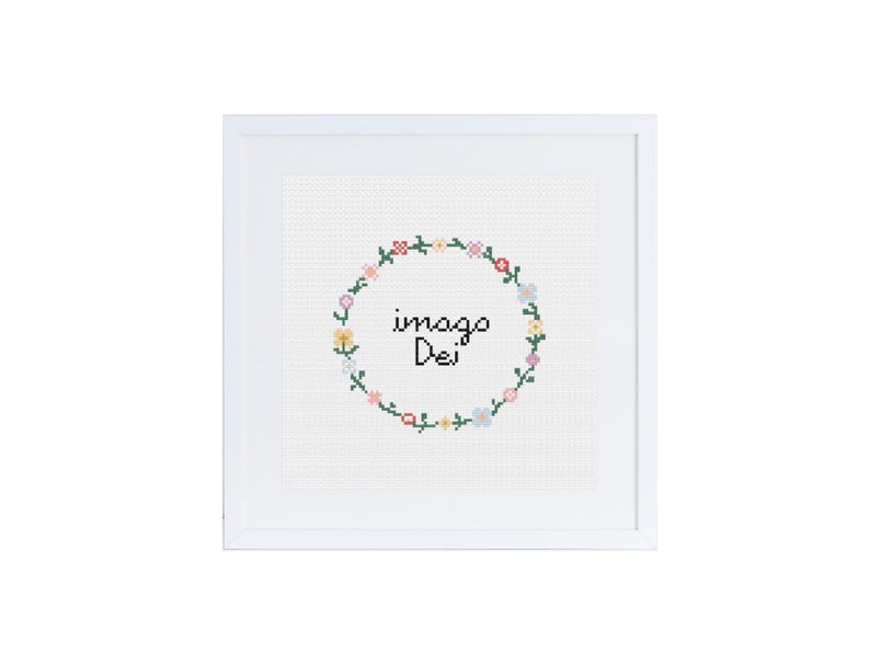 Image of God Imago Dei Cross Stitch Pattern Bible Verse Image Latin - Etsy
