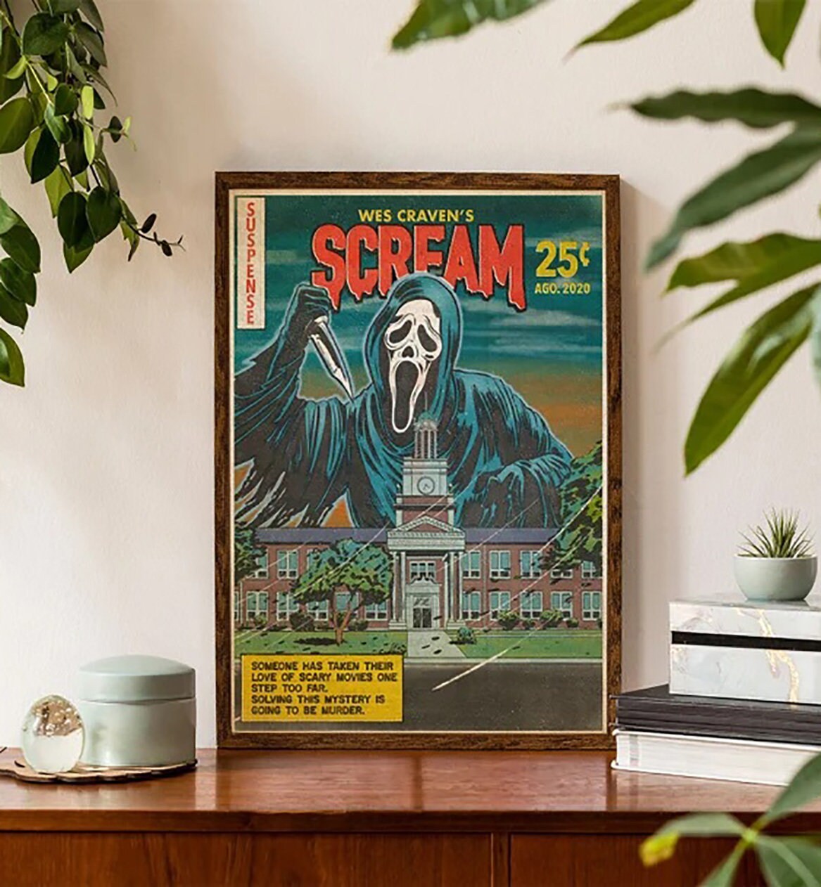 Scream Ghostface Poster, Ghostface Vintage Poster sold by Inês Ferreira ...