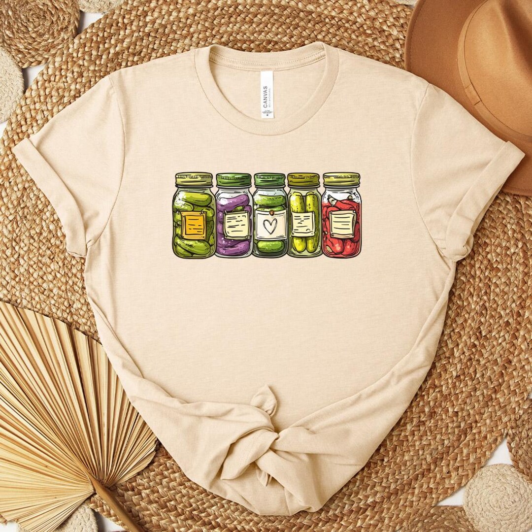 Funny Pickle Jars Shirt Quirky Pickle Jar Shirt for Pickle Lovers and ...
