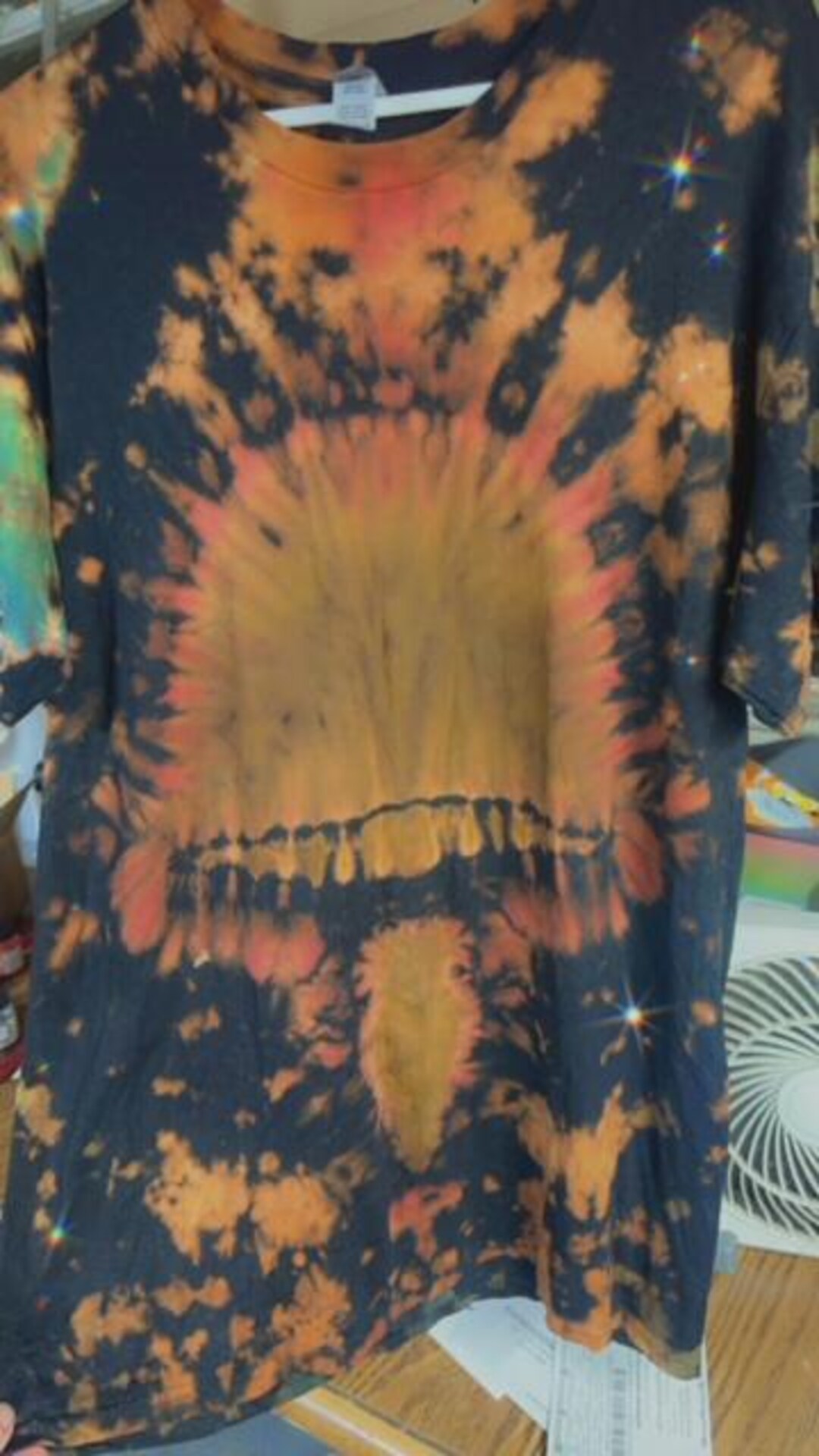 Reverse Tie Dye Mushroom Shirt - Etsy