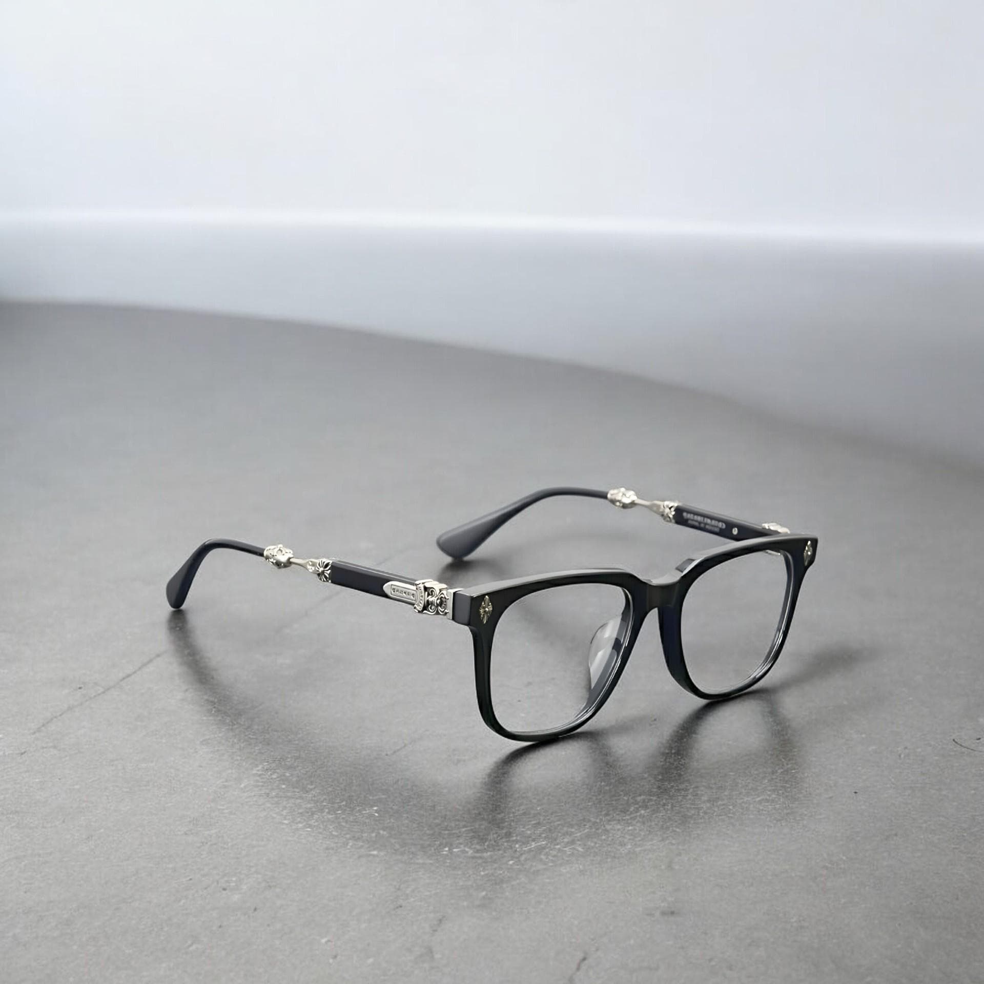 Sturdy Chrome Hearts Inspired Glasses, Gothic Glasses, Chrome Glasses ...