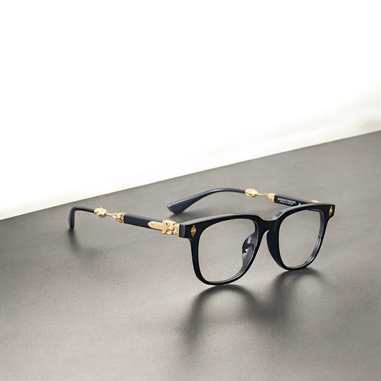 Sturdy Chrome Hearts Inspired Glasses, Gothic Glasses, Chrome Glasses ...