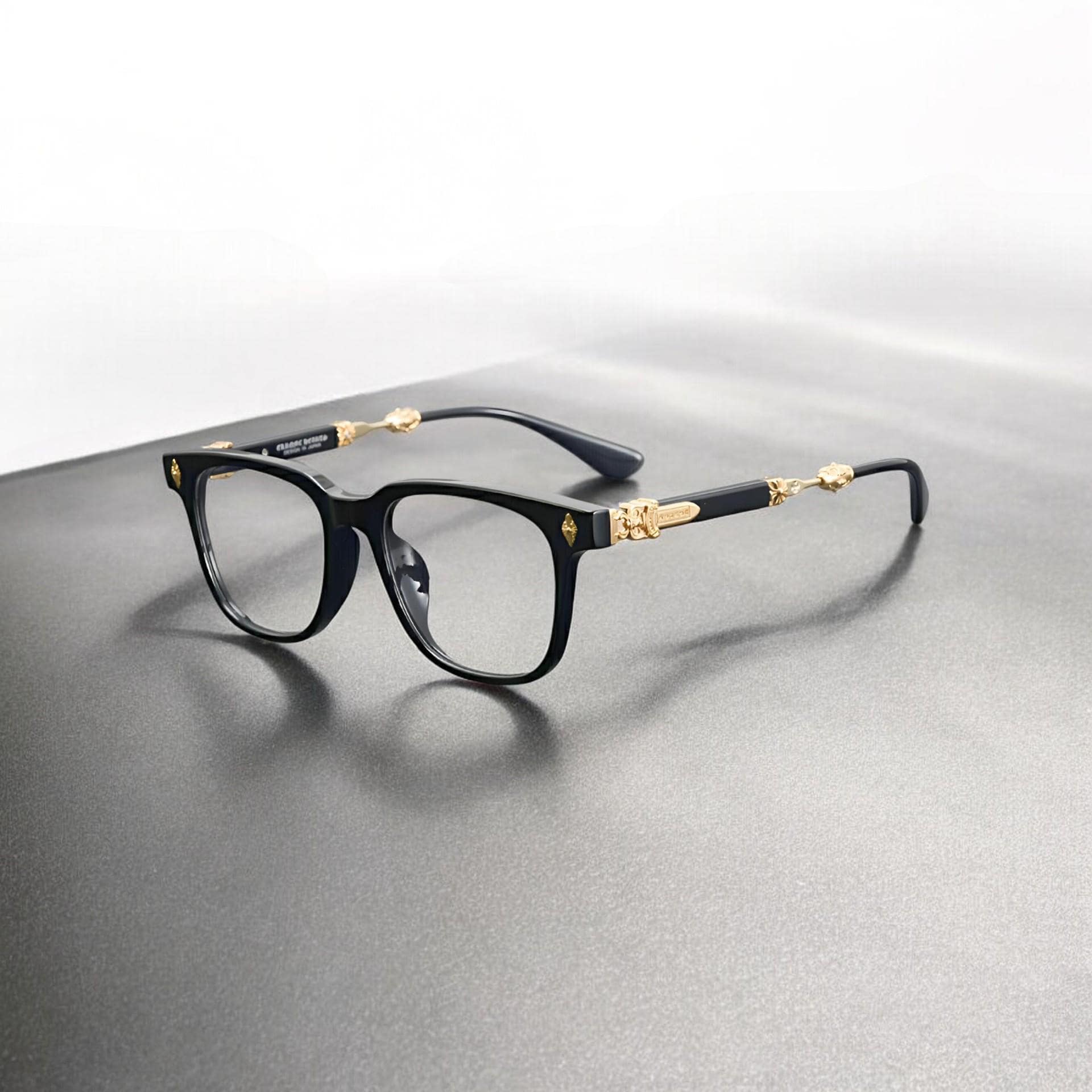 Sturdy Chrome Hearts Inspired Glasses, Gothic Glasses, Chrome Glasses, Bluelight Blocking ...