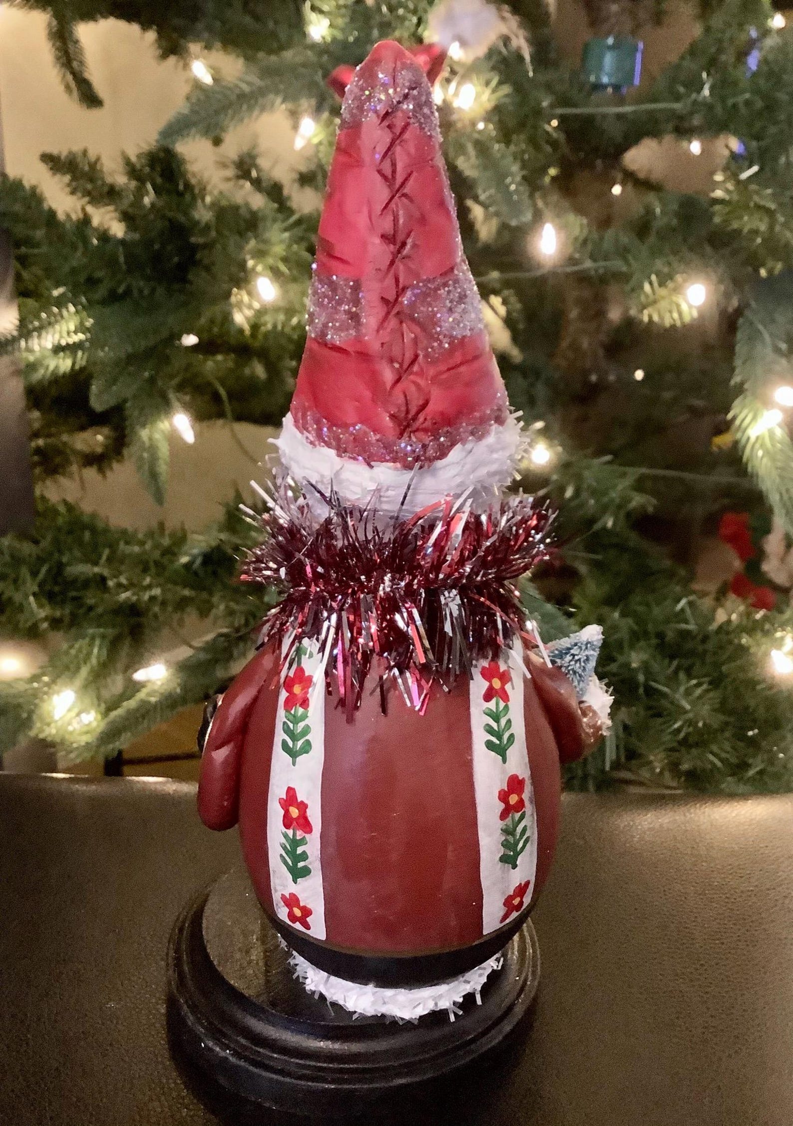 Santa Stein Handmade Signed Sculpture OOAK 10” - Etsy