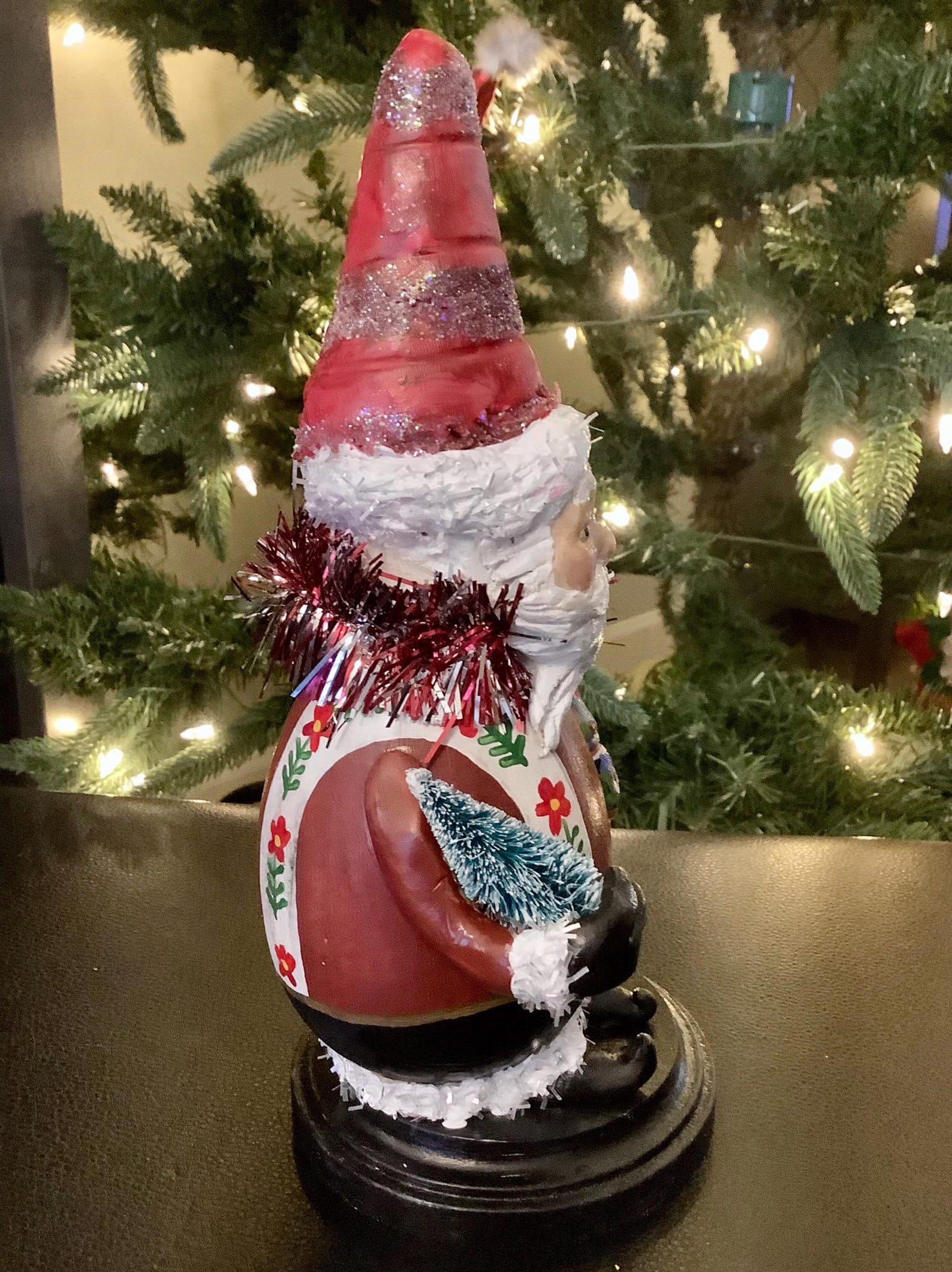 Santa Stein Handmade Signed Sculpture OOAK 10” - Etsy