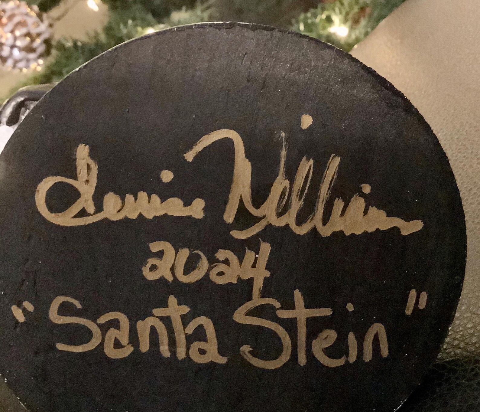 Santa Stein Handmade Signed Sculpture OOAK 10” - Etsy