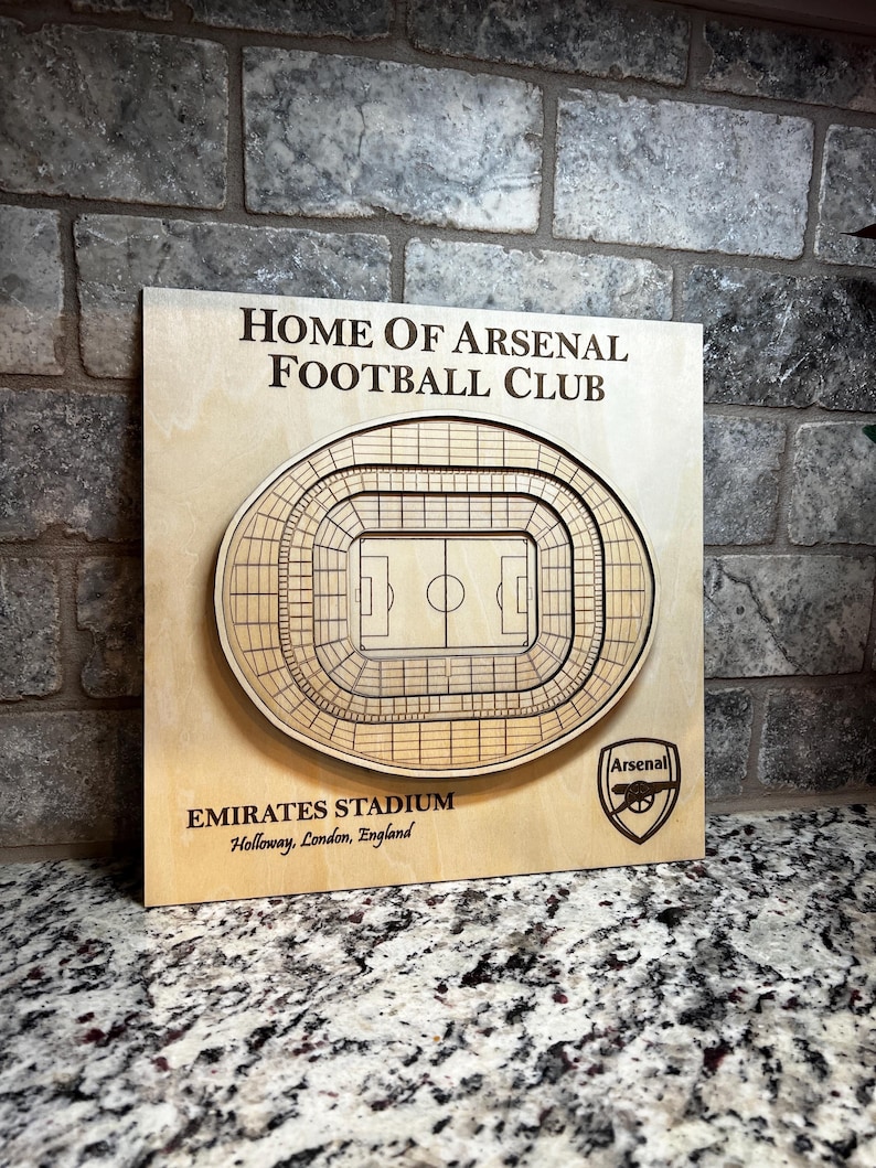 Custom 3D Layered Stadium Art: Laser Cut Wood - Etsy