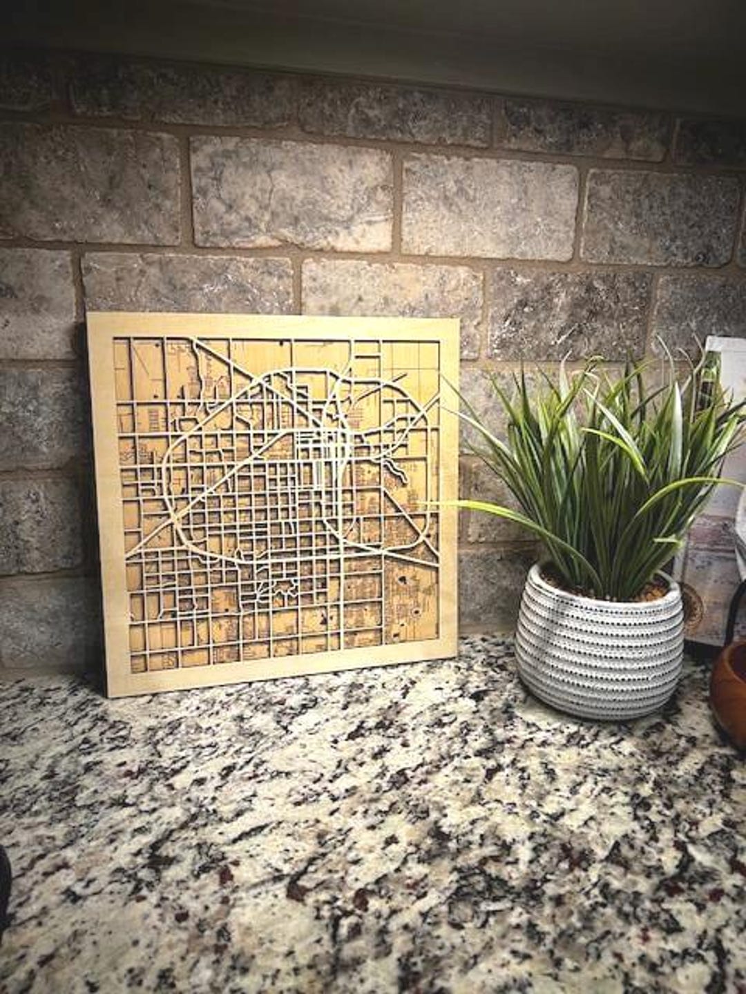 Custom Laser Cut and Engraved City Map - Etsy