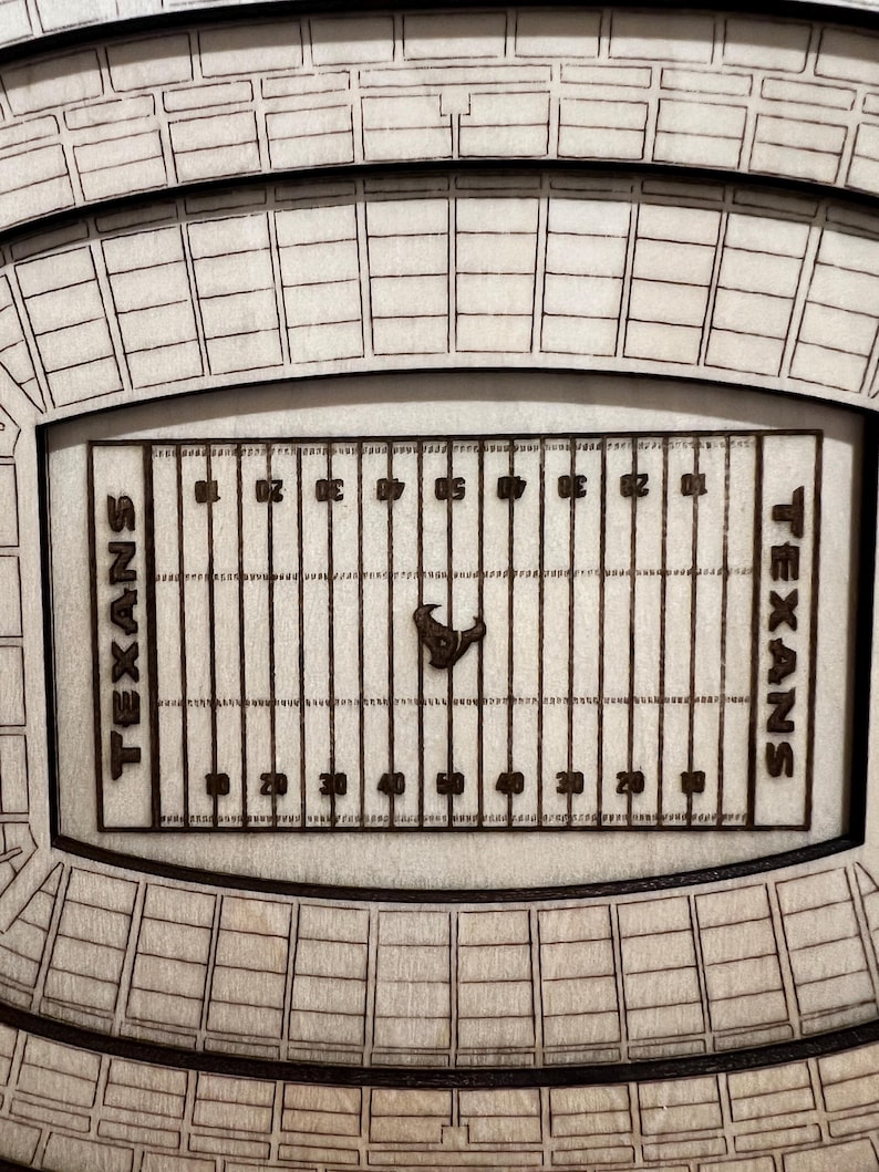 Custom 3D Layered Stadium Art: Laser Cut Wood - Etsy