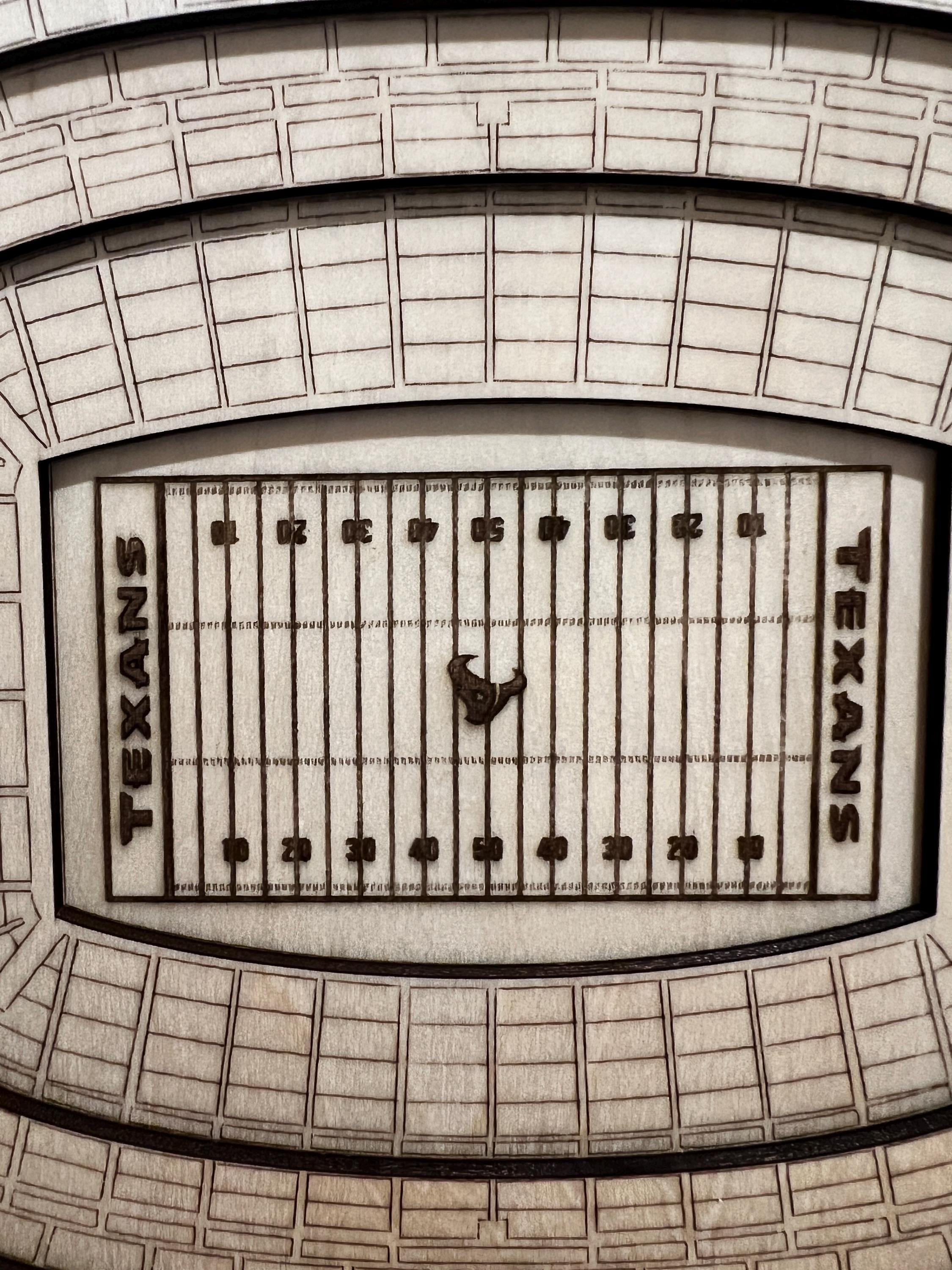 Custom 3D Layered Stadium Art: Laser Cut Wood - Etsy