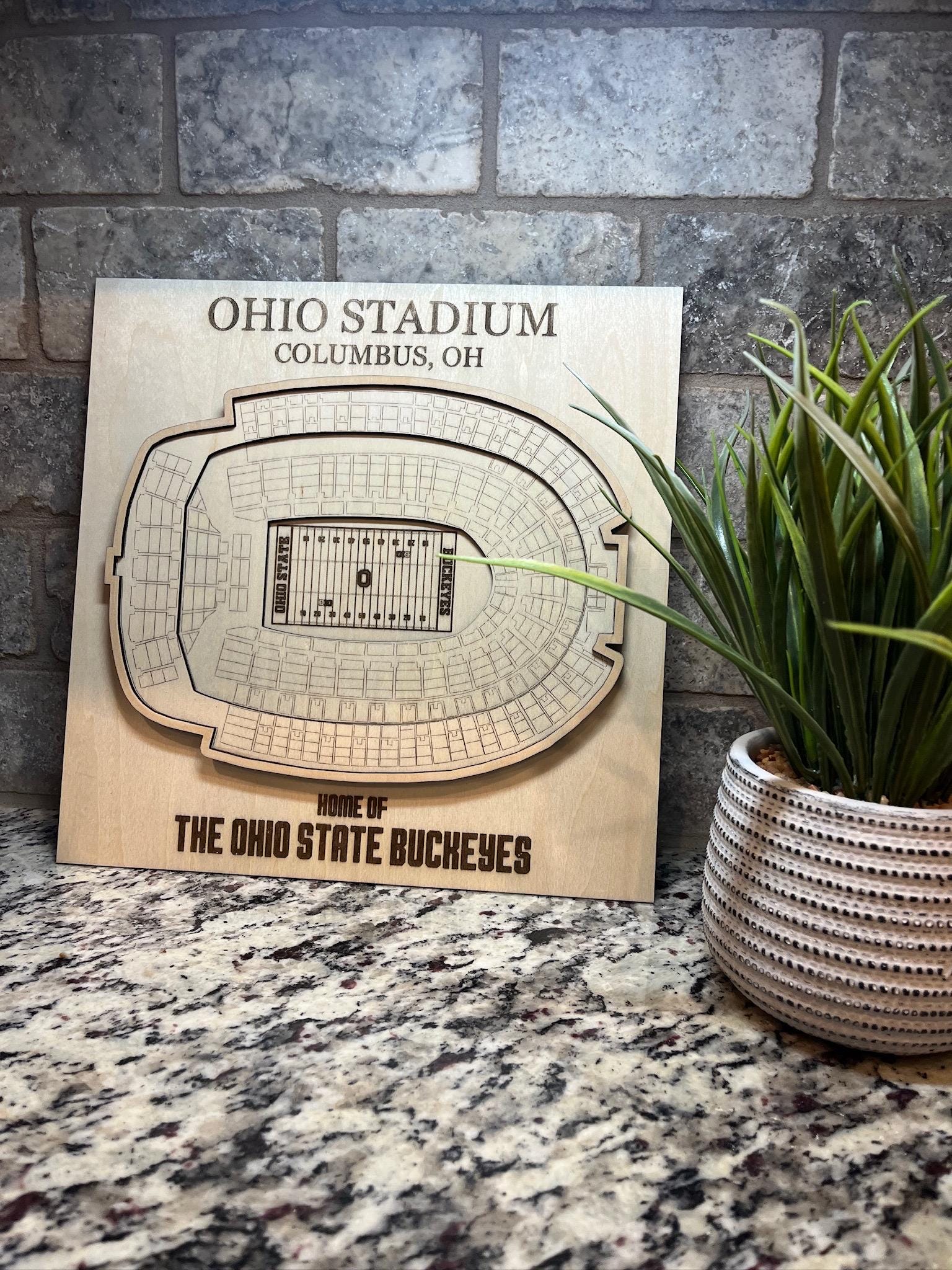 Custom 3D Layered Stadium Art: Laser Cut Wood - Etsy