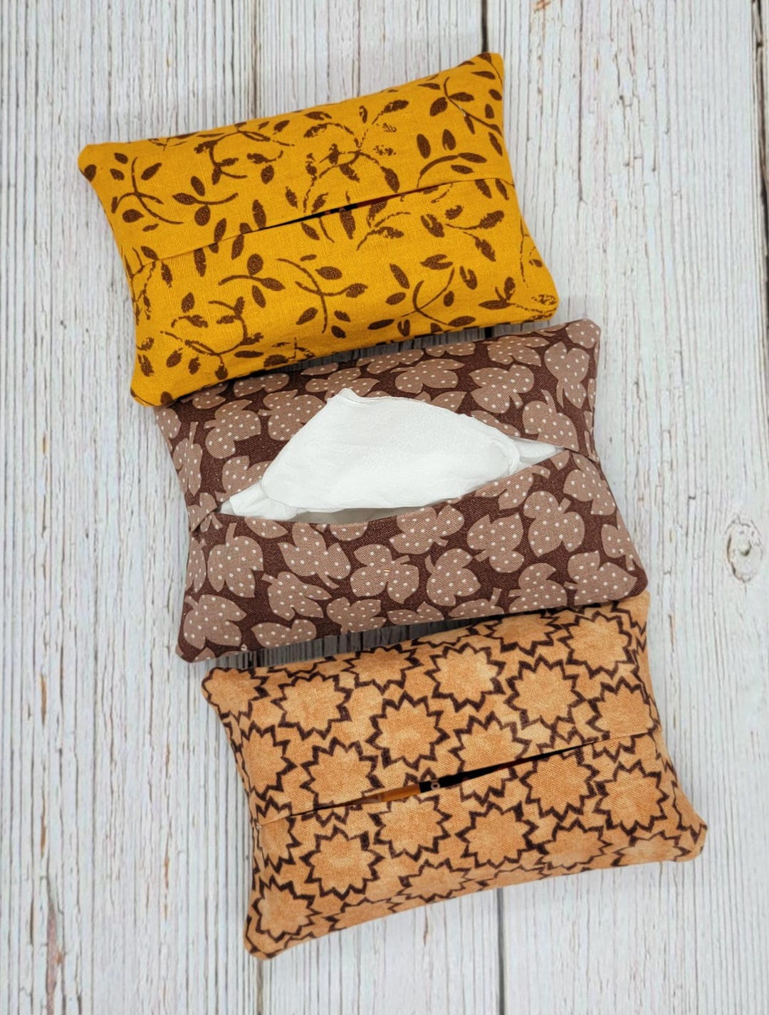 Travel Size Tissue Holders, Tissue Cozy, Facial Tissue Cover, Purse ...