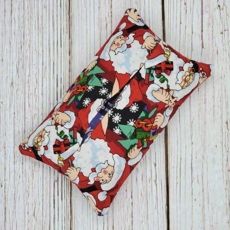 Christmas Tissue Cozy, Santa,travel Size Tissue Holders, Facial Tissue ...