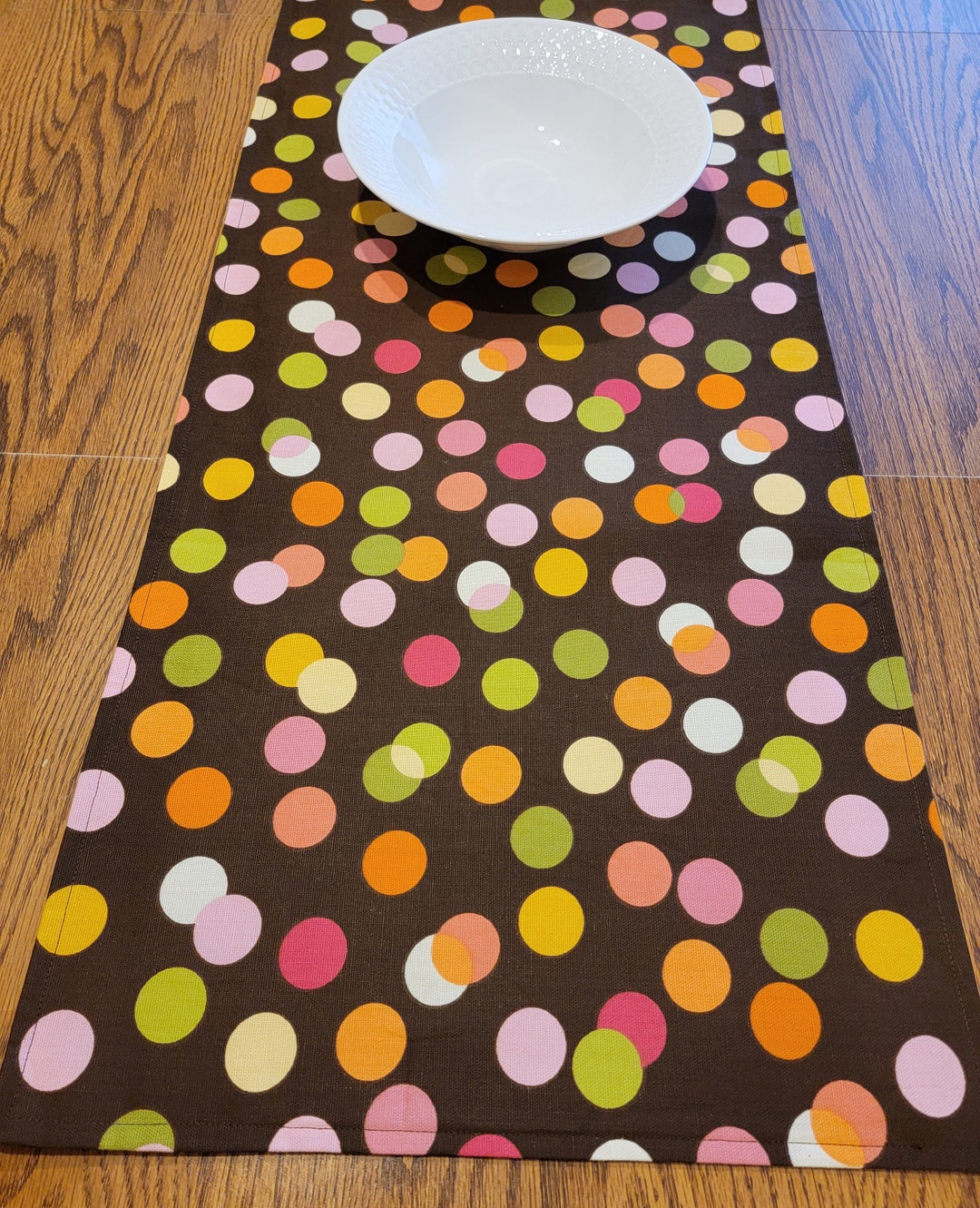 Dots Table Runner, Home Decorator Runner, Everyday Table Runner - Etsy