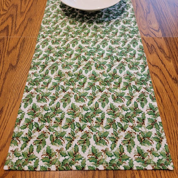 Holly Berries Table Runner - Etsy