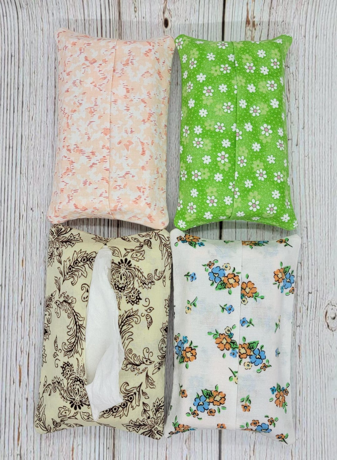 Travel Size Tissue Holders, Tissue Cozy, Facial Tissue Cover, Purse ...