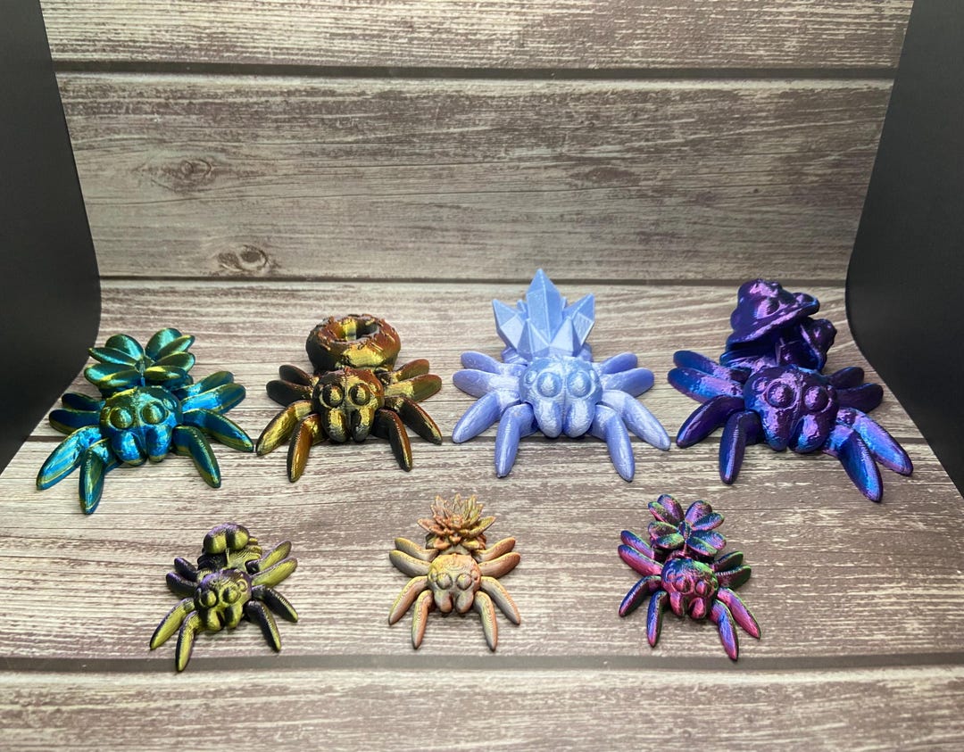 3D Printed Spider Fidgets: Big, Tiny, or Bundle - Party Favors - TARIFF ...