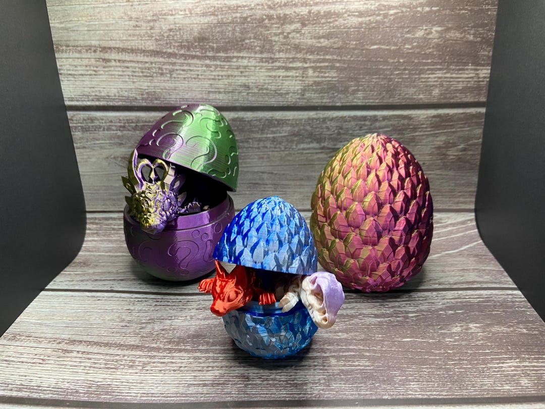 3D Printed Mystery Dragon Egg: Articulated Fidget Surprise - TARIFF ...